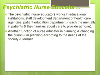 rolesofthepsychiatric-mentalhealthnurseincontemporarymentalhealthcare.pptx