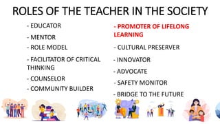 ROLES OF THE TEACHER IN THE SOCIETY.pptx