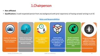 Roles & Responsibilities of EC Dr Pramod.pptx