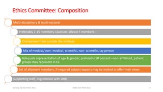 Roles & Responsibilities of EC Dr Pramod.pptx | Medical Tests | Medical ...