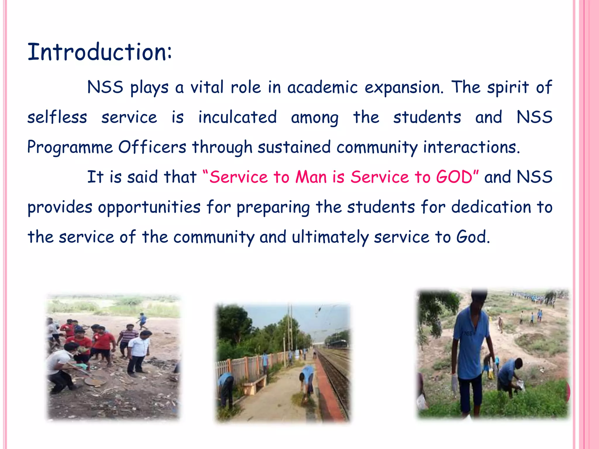 Roles and Responsibilities of NSS Volunteers | PPTX