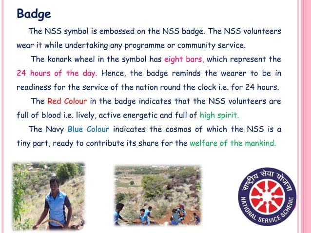 Roles and Responsibilities of NSS Volunteers | PPTX