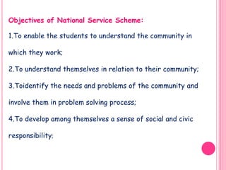 Roles and Responsibilities of NSS Volunteers | PPTX