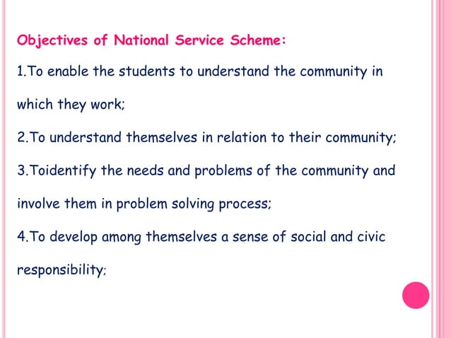 Roles and Responsibilities of NSS Volunteers | PPTX