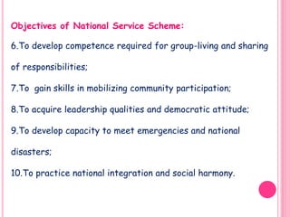 Roles and Responsibilities of NSS Volunteers | PPTX