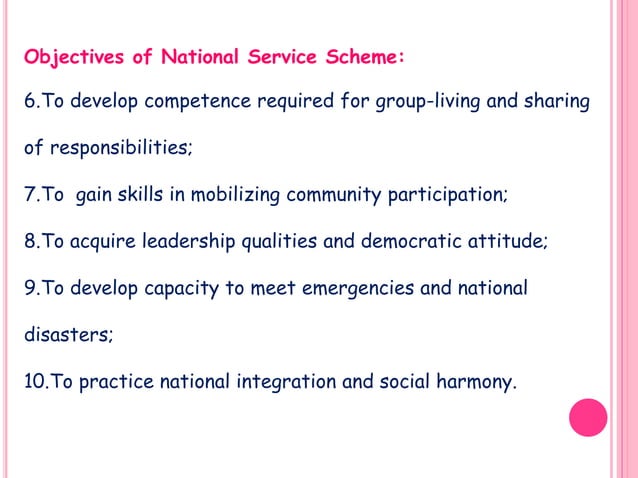 Roles and Responsibilities of NSS Volunteers | PPTX