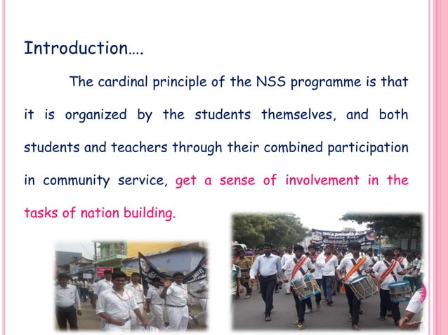 Roles and Responsibilities of NSS Volunteers | PPTX
