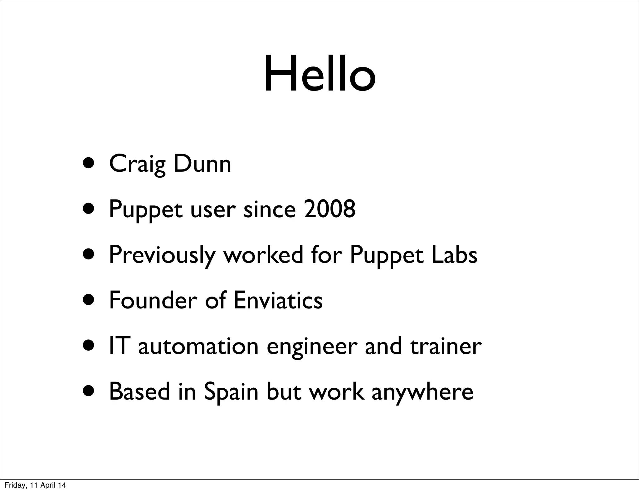 Puppet Camp Berlin 2014: Advanced Puppet Design | PDF | Web Development | Internet