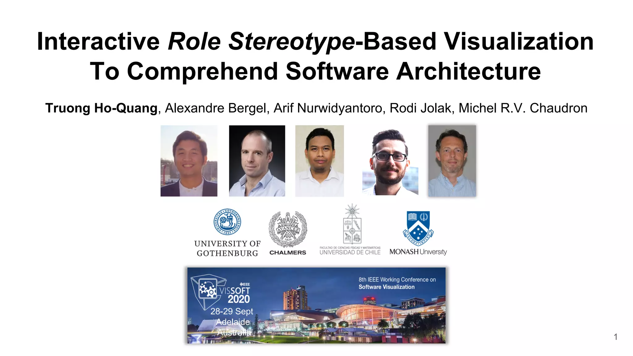 Interactive Role Stereotype-Based Visualization To Comprehend Software ...