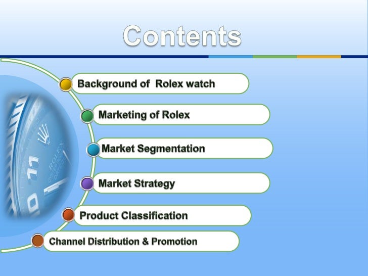 rolex marketing case study