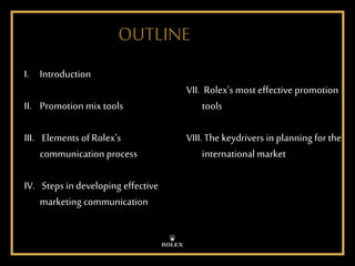 Rolex | PPTX | Marketing and Advertising | Business