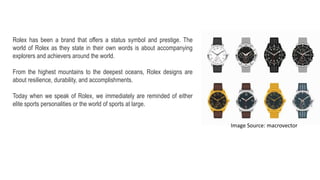 Rolex and Sports When luxury meets resilience | PPT