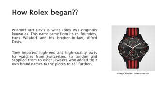 Rolex and Sports When luxury meets resilience | PPT
