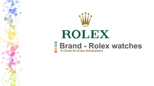 Rolex- brand strategies | PPTX | Business | Business and Finance