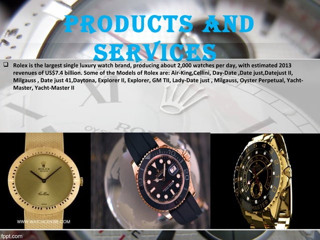Rolex | PPT | Large Business | Business