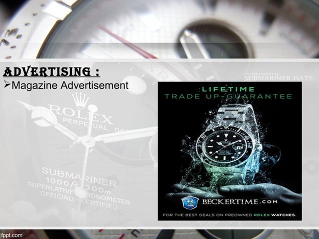 Rolex | PPT | Large Business | Business