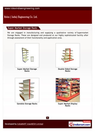 Rolex ( India) Engineering Co Ltd, Mumbai, Garment Racks | PDF