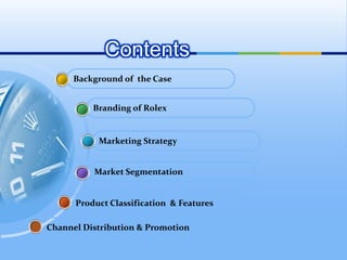 Rolex marketing case study | PPTX