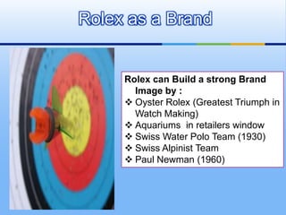 Rolex marketing case study | PPTX