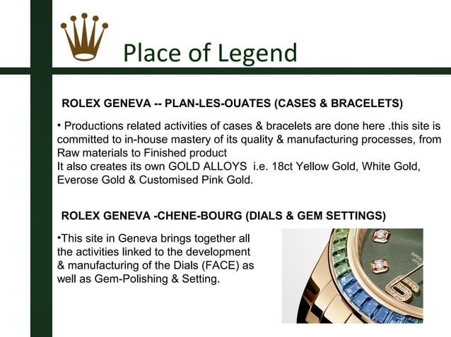 Rolex (operation manangement). | PPT | Business | Business and Finance