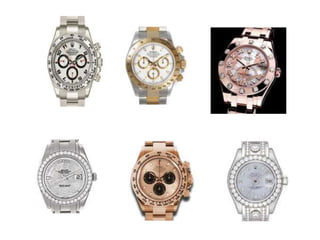 Rolex ppt (dipen) 17 07-2014 | PPTX | Style & Fashion