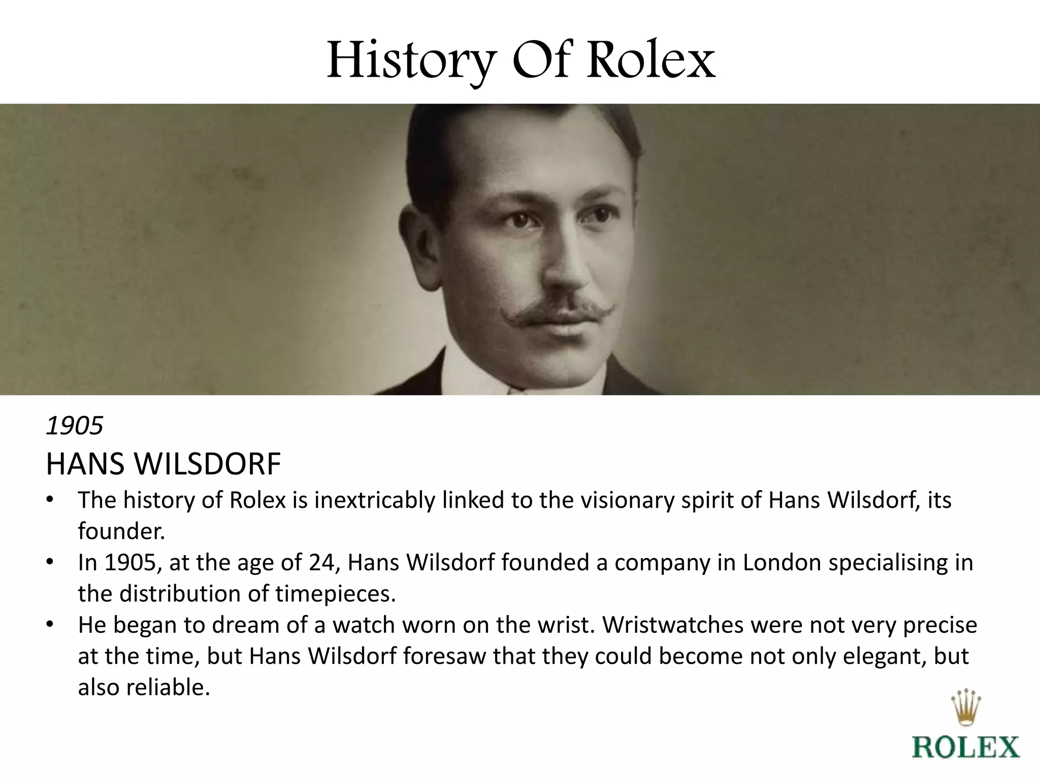 The Rolex watches | PPTX