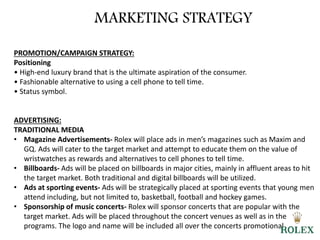 The Rolex watches | PPTX