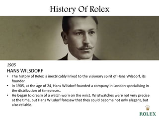 The Rolex watches | PPTX