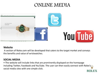 Rolex ppt(includes, introduction, history , innovation, ceo, rolex ...