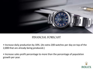 Rolex ppt(includes, introduction, history , innovation, ceo, rolex ...