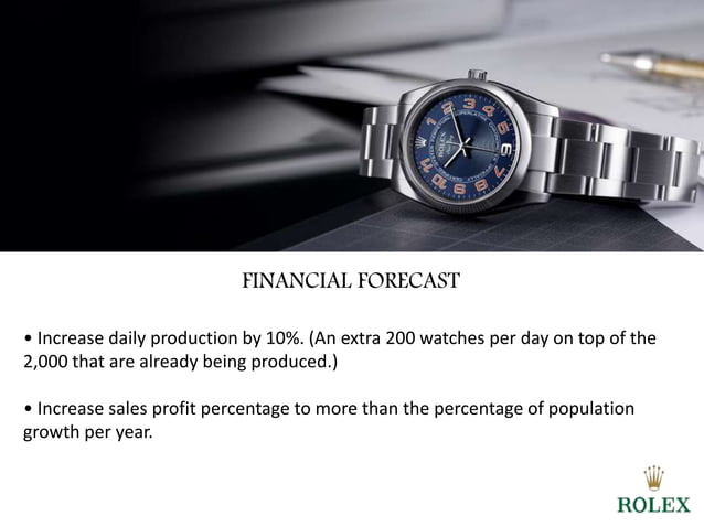 Rolex ppt(includes, introduction, history , innovation, ceo, rolex watchs , case study and ...