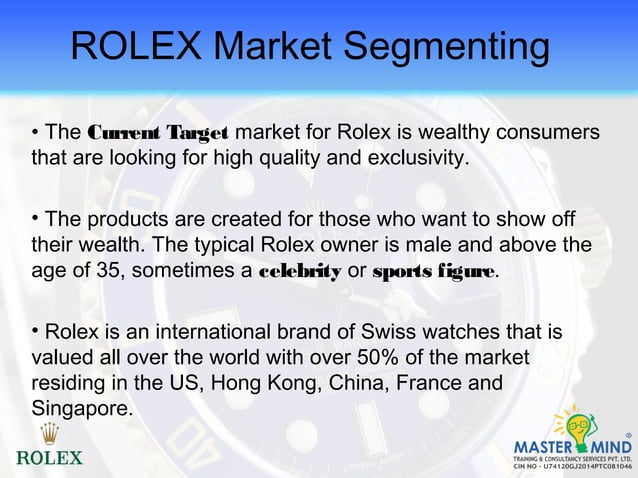 Rolex Marketing Plan - Detailed Study | PPT | Marketing and Advertising ...