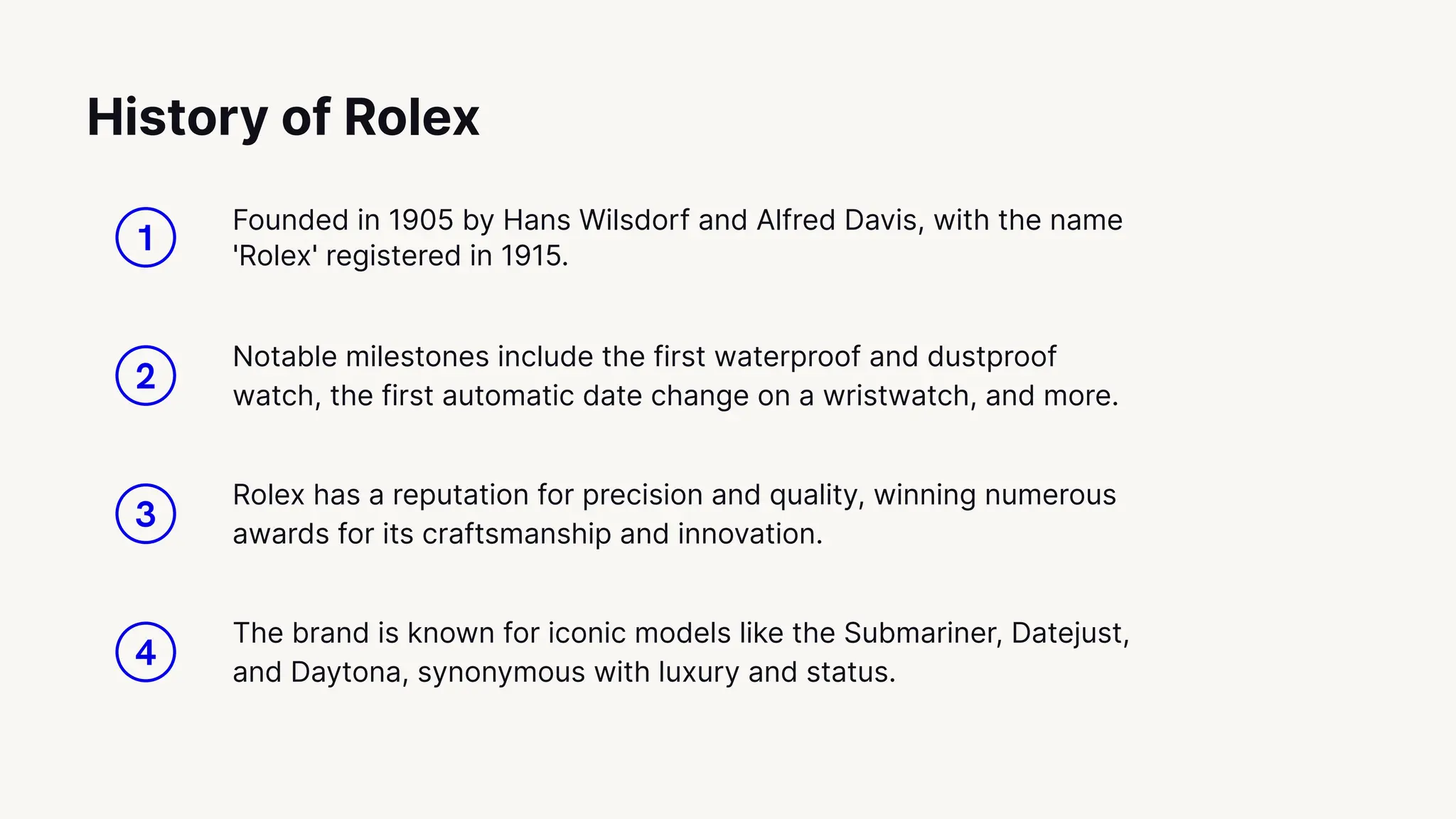 Rolex Watch | PDF