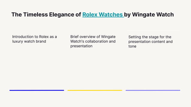 Rolex Watch | PDF