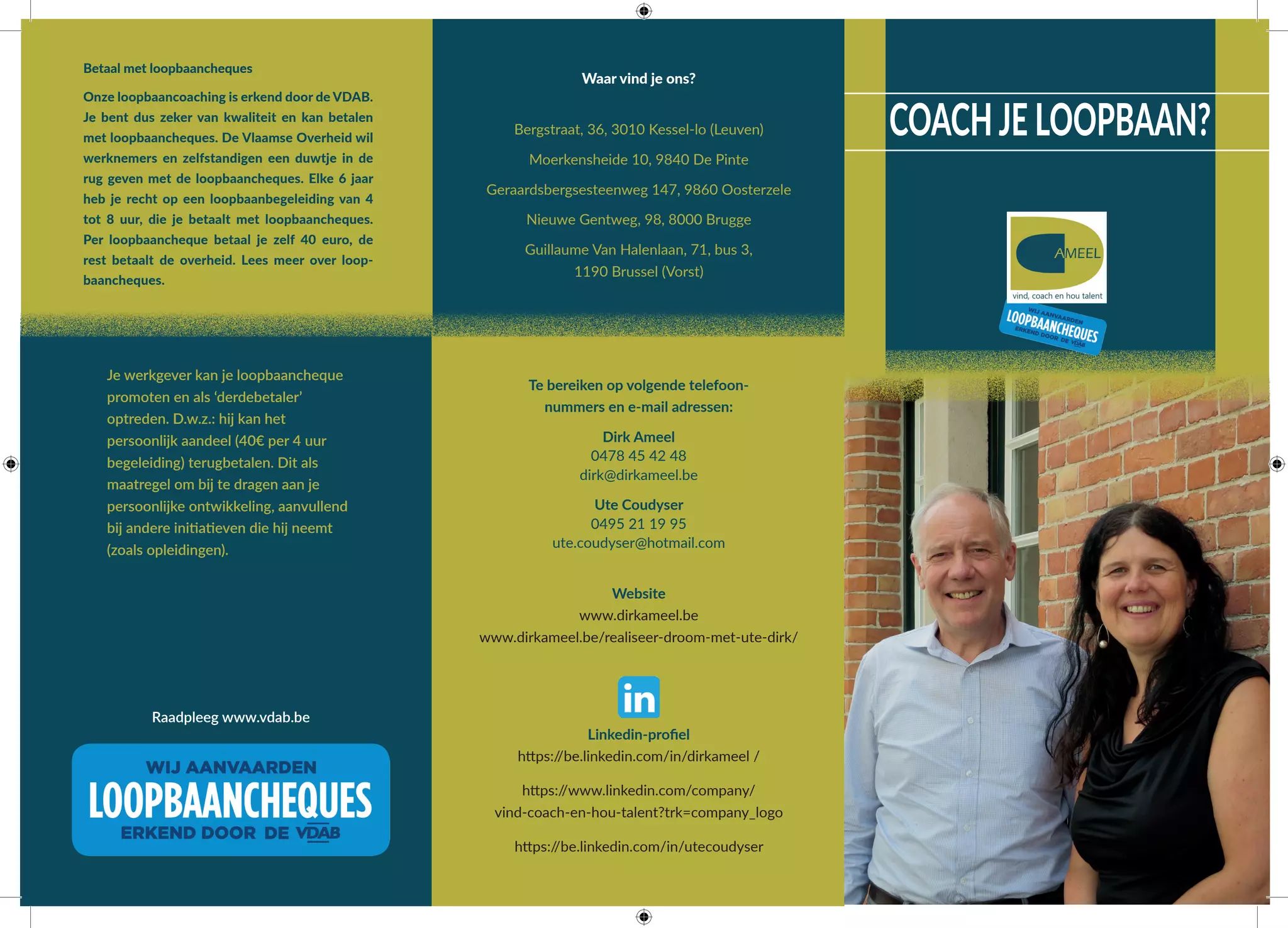 COACH JE LOOPBAAN - met loopbaancheques | PPT
