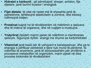 Roli i elementeve kimike ne ushqime byirenakotobelli | PPTX