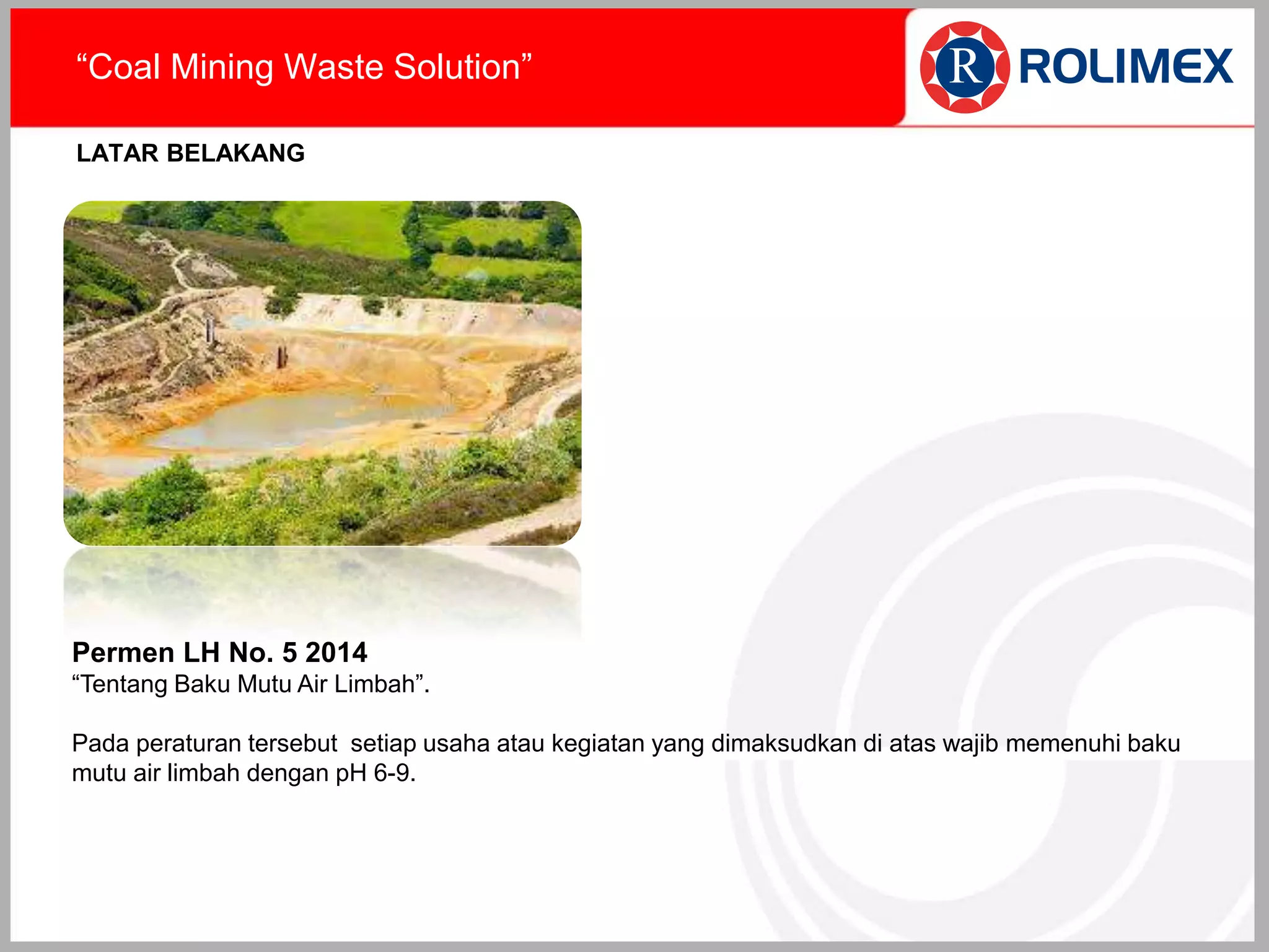 Rolimex Coal Mining Waste Solution.ppt