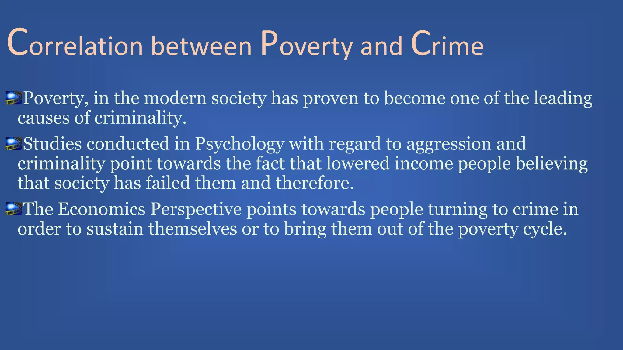 Poverty and Crime & Bangladesh | PPTX