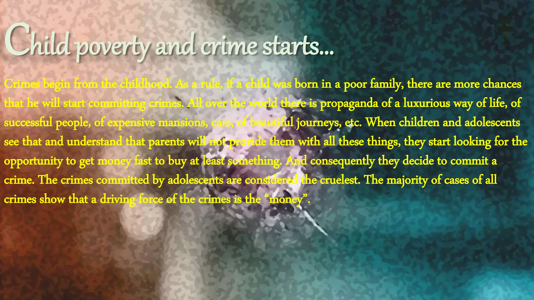 Poverty and Crime & Bangladesh | PPTX