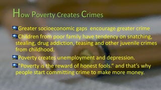 Poverty and Crime & Bangladesh | PPTX