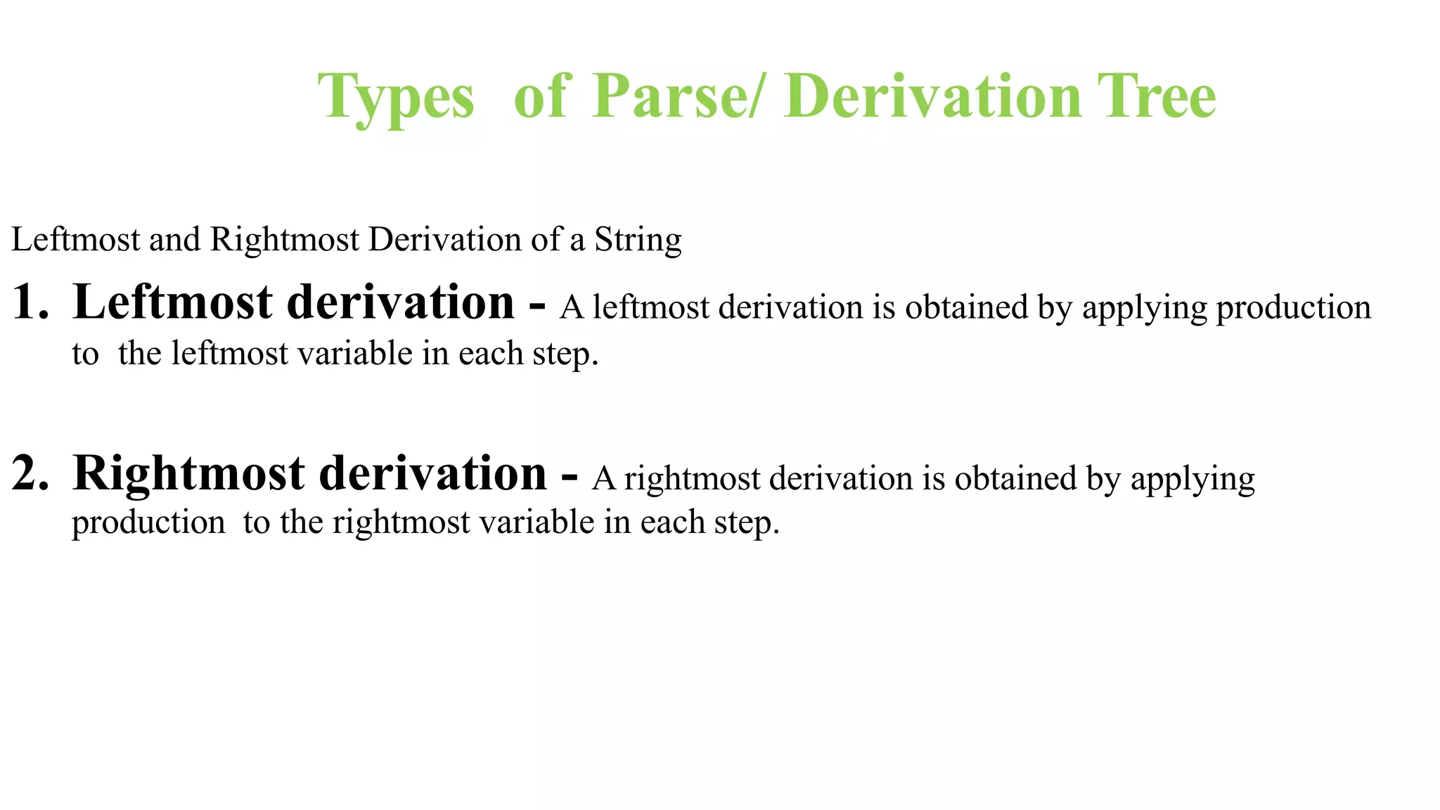 CONTEXT FREE GRAMMAR | PPTX