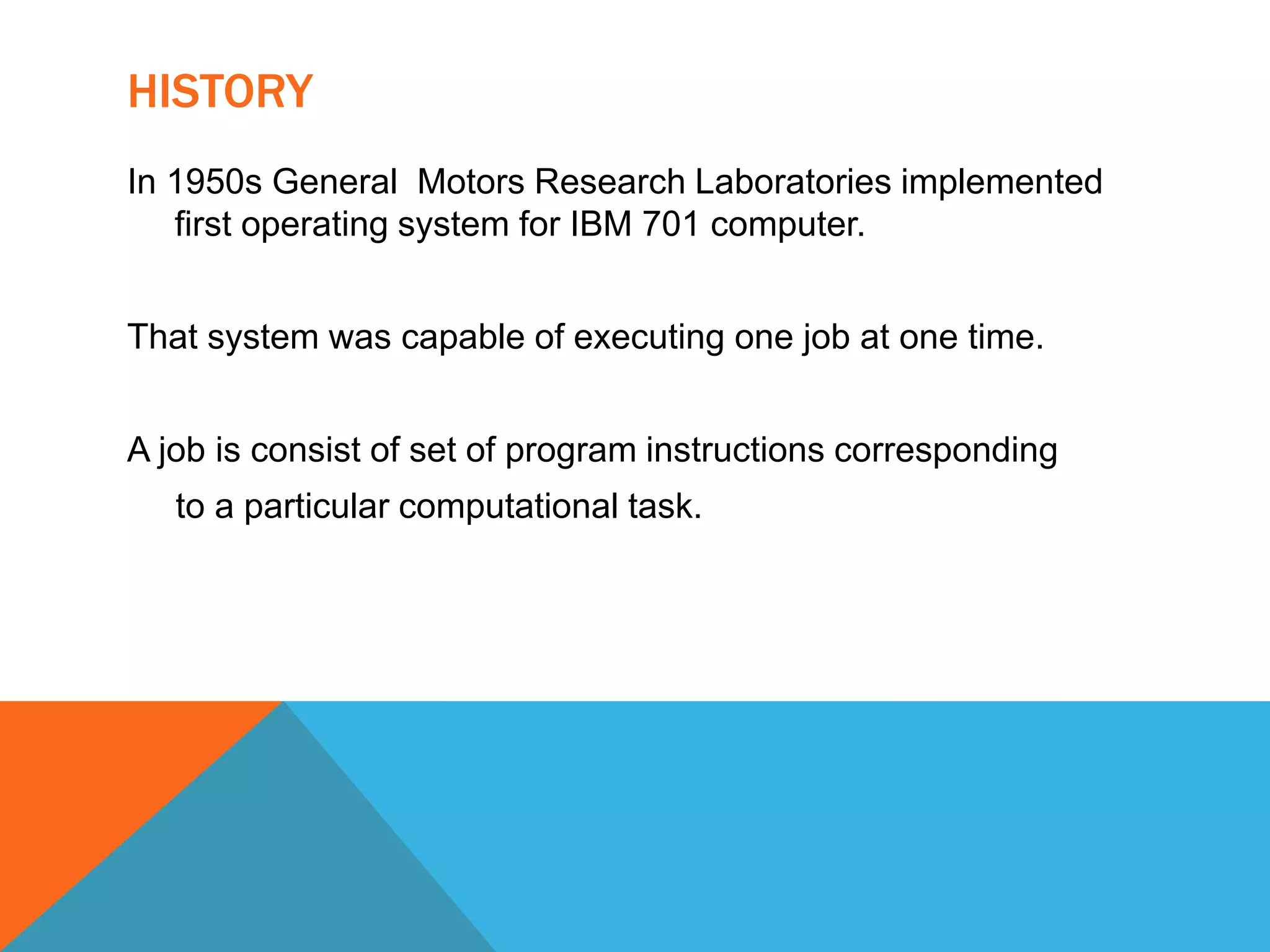 History of OS | PPTX