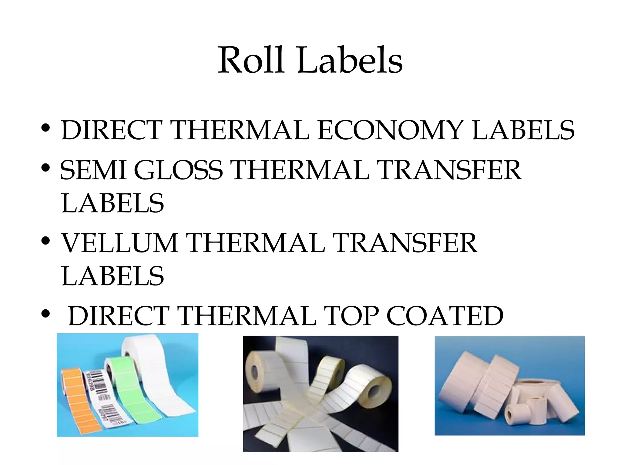 Roll labels | PPT