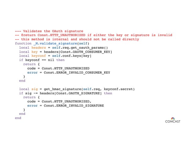 Roll Your Own API Management Platform with nginx and Lua | PPT