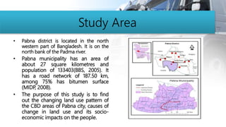 Impact of Transportation System on Land Use in CBD area of Pabna ...
