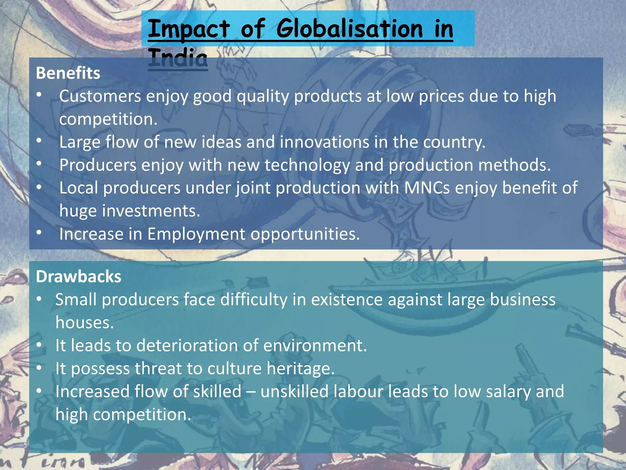 Globalization and the Indian economy | PPTX