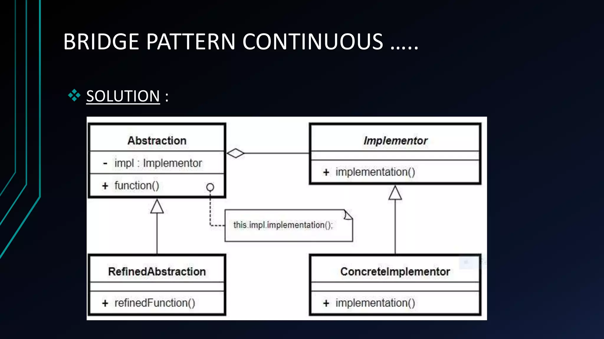 Bridge Pattern | PPTX