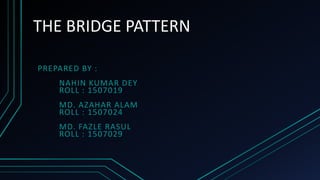 Bridge Pattern | PPTX