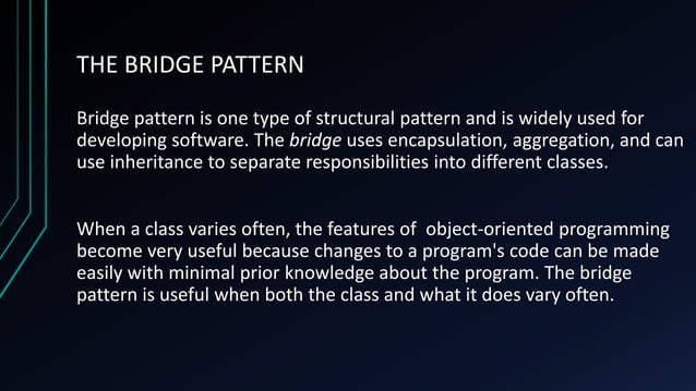Bridge Pattern | PPTX