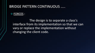 Bridge Pattern | PPTX